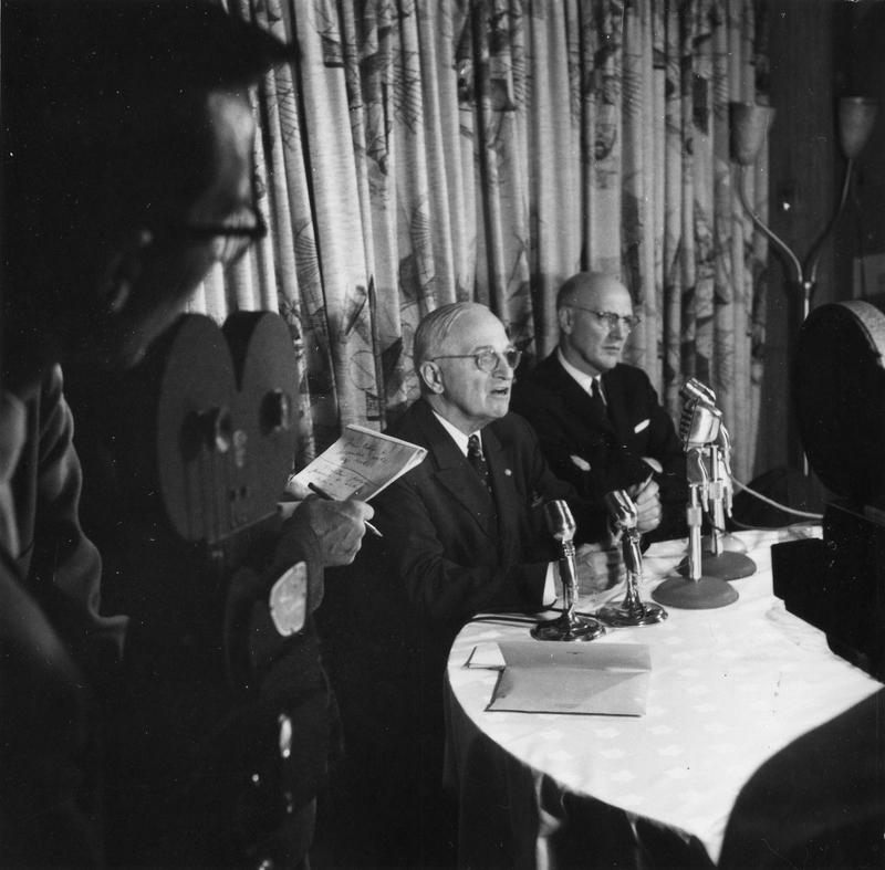 Former President Truman During a Press Conference | Harry S. Truman