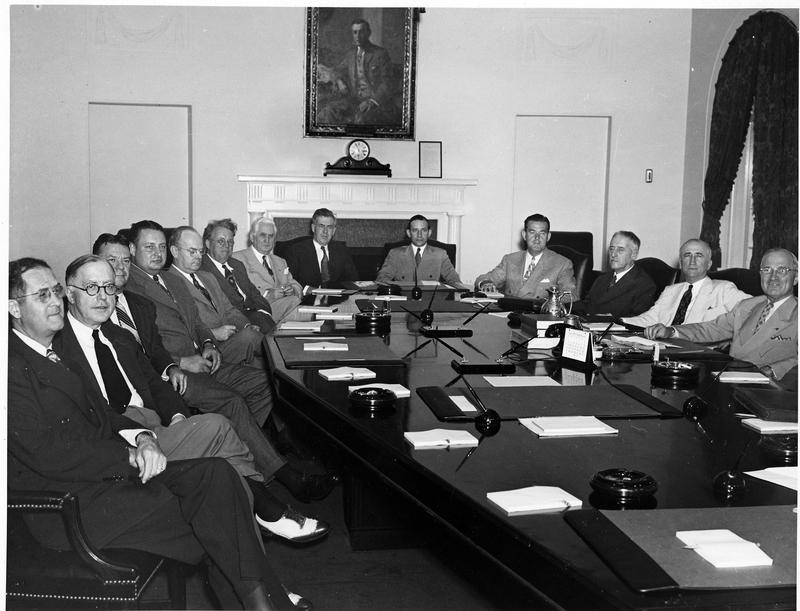 Cabinet Members and Others at the White House | Harry S. Truman