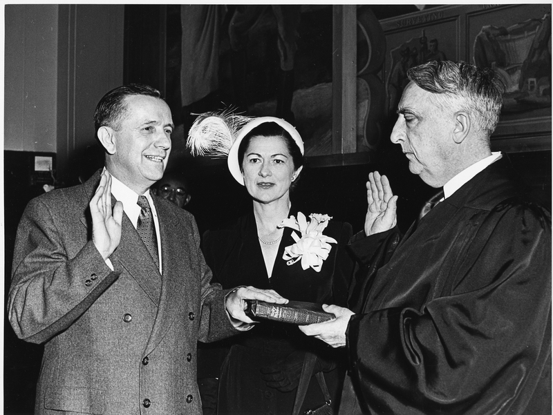 Chapman Sworn-In as Secretary | Harry S. Truman