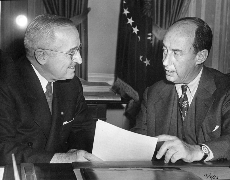 Truman Meets with Stevenson | Harry S. Truman