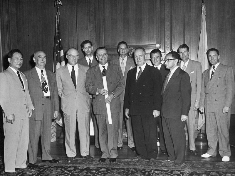 Chapman Receives Hawaii State Constitution | Harry S. Truman