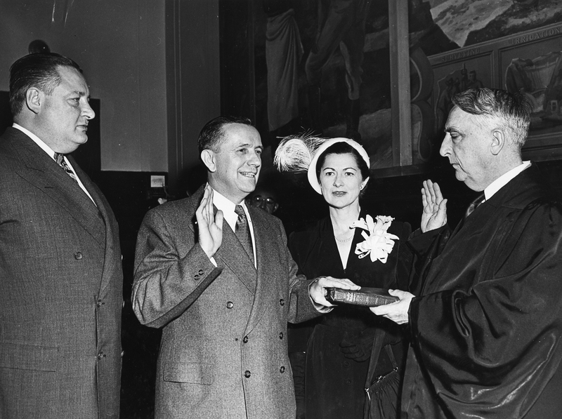 Chapman Sworn In as Secretary | Harry S. Truman
