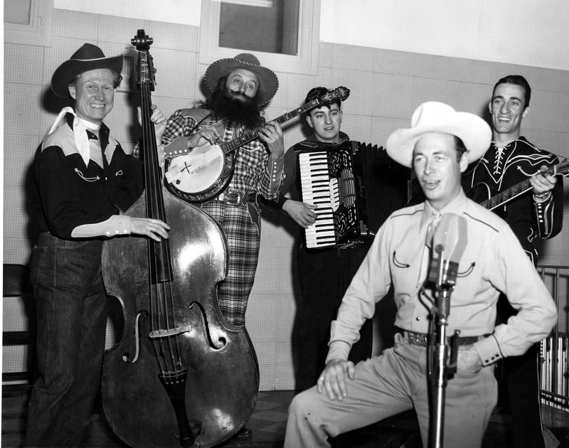 Redd Harper with a Group of Musicians in the Armed Forces Radio Service ...