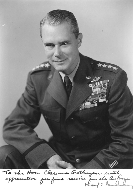 Autographed Photo of Hoyt S. Vanderberg | Harry S. Truman