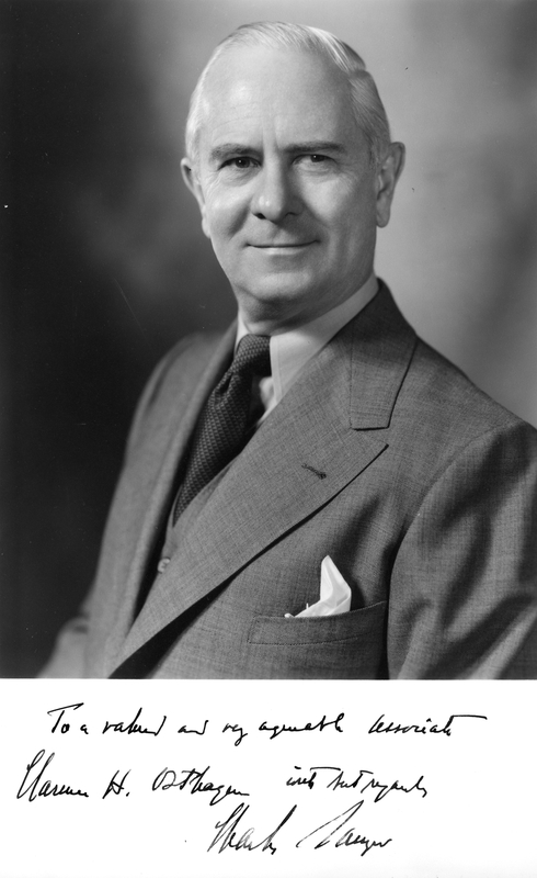 Autographed Photo of Charles Sawyer | Harry S. Truman