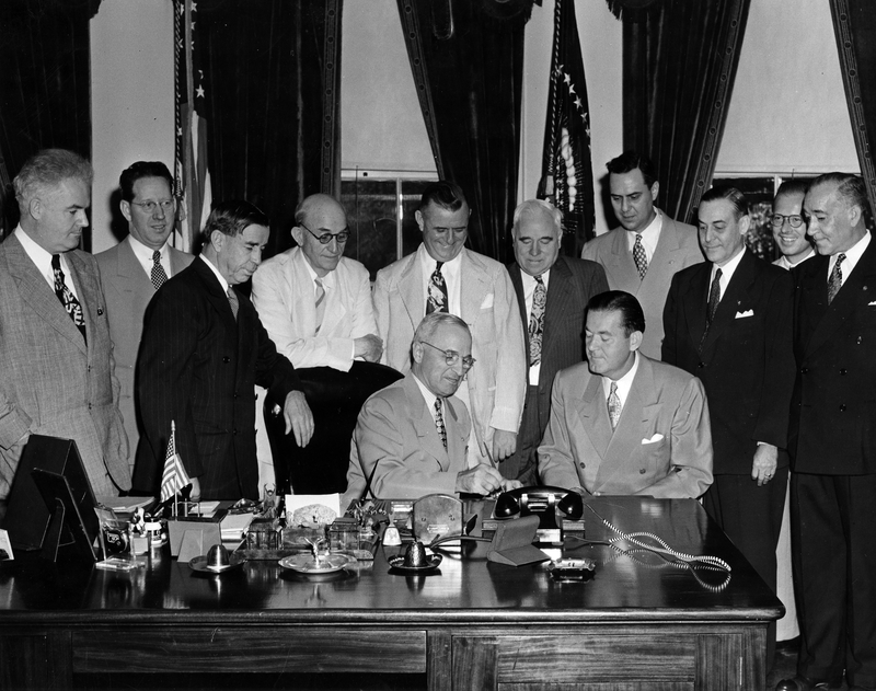 Truman Signing Air Mail Bill | Harry S. Truman