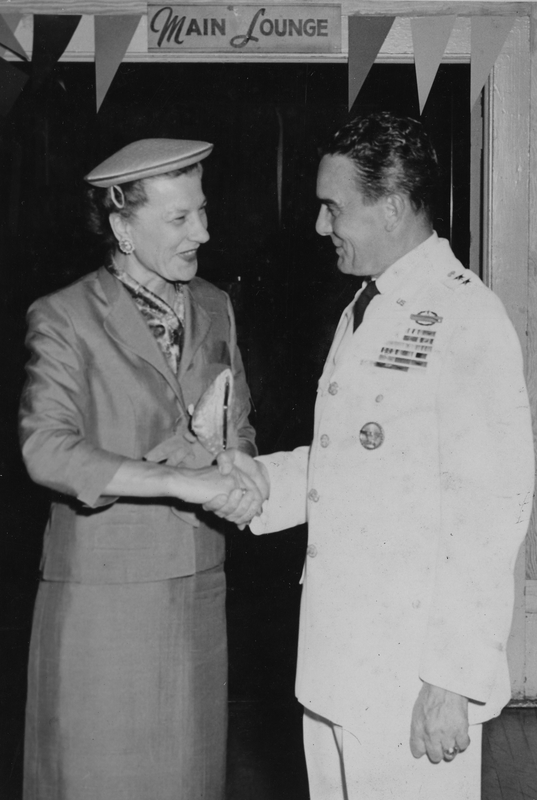 General Louis Truman Shakes Hands with Mayor Smith | Harry S. Truman