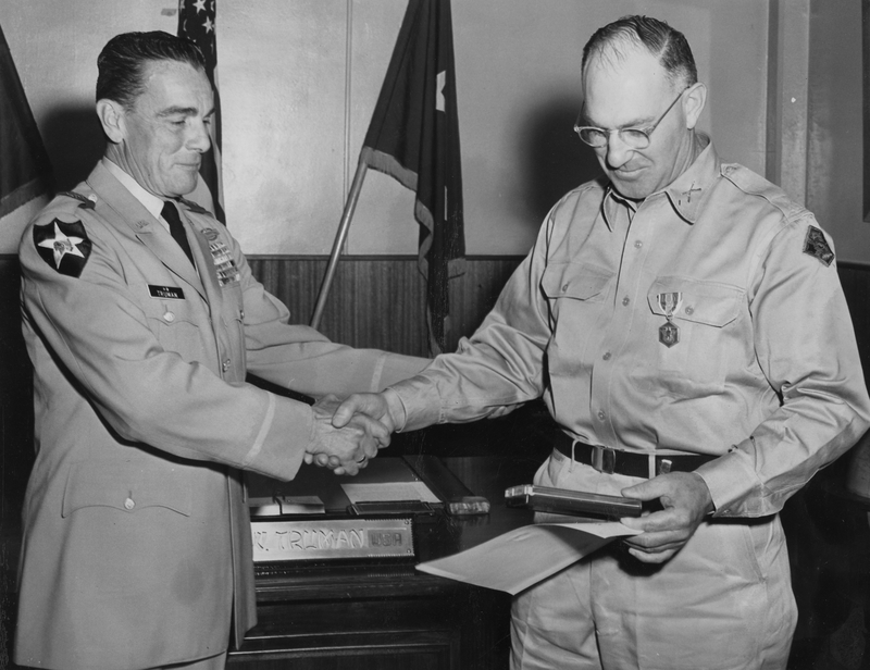 Louis W. Truman Congratulates Louis J. Wadle | Harry S. Truman