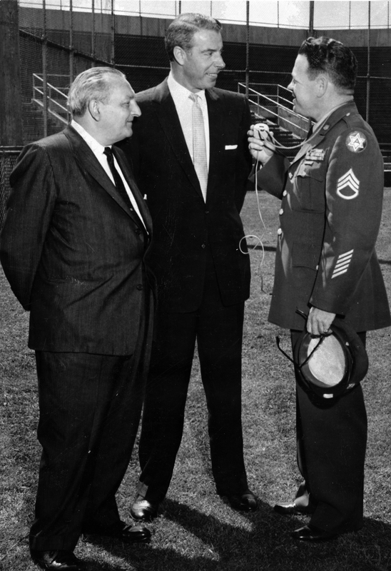 Joe DiMaggio and "Doc" Marcus Visit Fort Lewis, Washington | Harry S ...