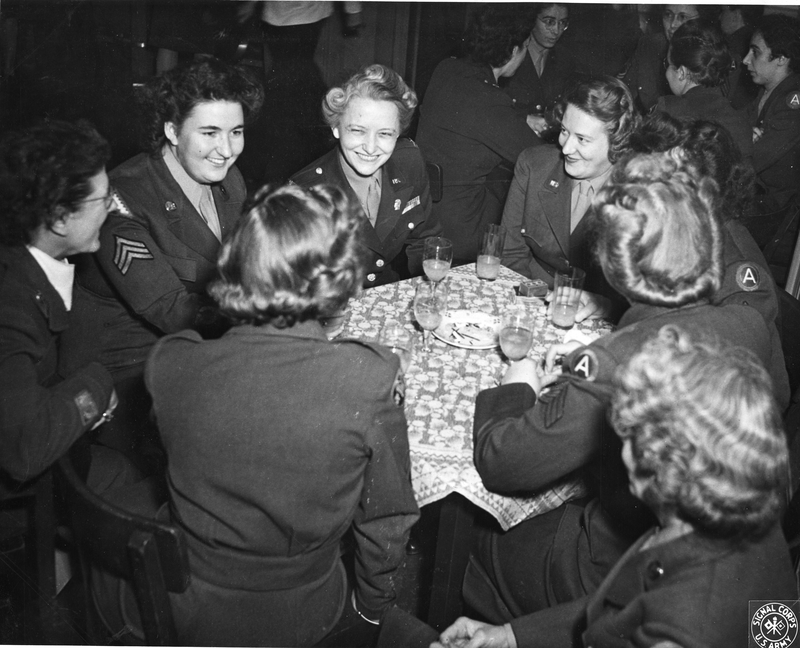 Women's Army Corps (WAC) Colonel Westray B. Boyce Visits with WACs in ...