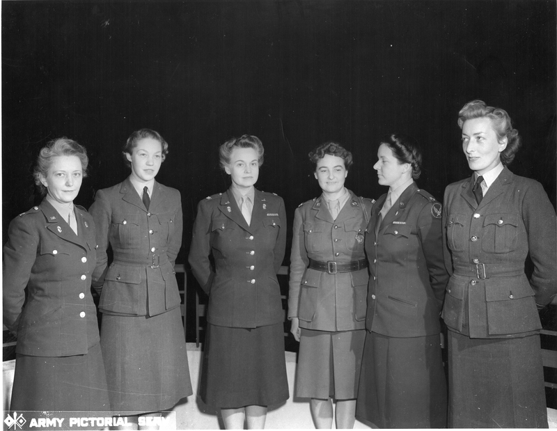 Lieutenant Colonel Westray Battle Boyce with Other Women's Army Corps ...