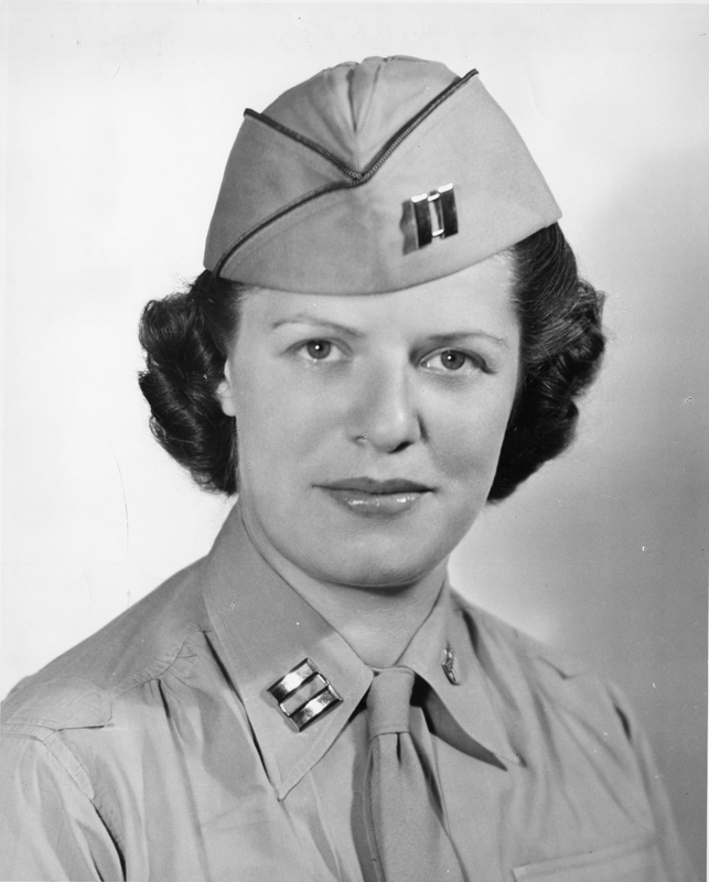 Photograph of an Unidentified Women's Army Corps Officer | Harry S. Truman