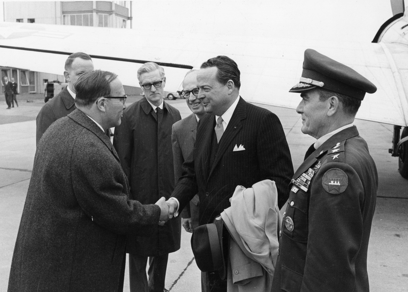 Ambassador George C. McGhee Shakes Hands With Dignitary | Harry S. Truman