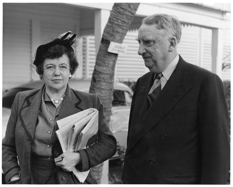 Chief Justice Fred Vinson and Mrs. Vinson at Key West | Harry S. Truman