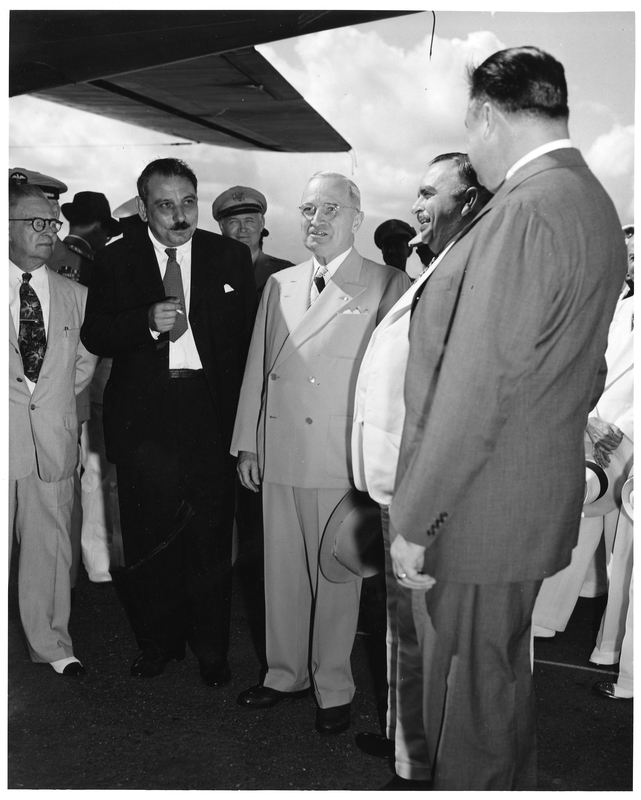 President Harry S. Truman with Governor Jesus Pinero | Harry S. Truman