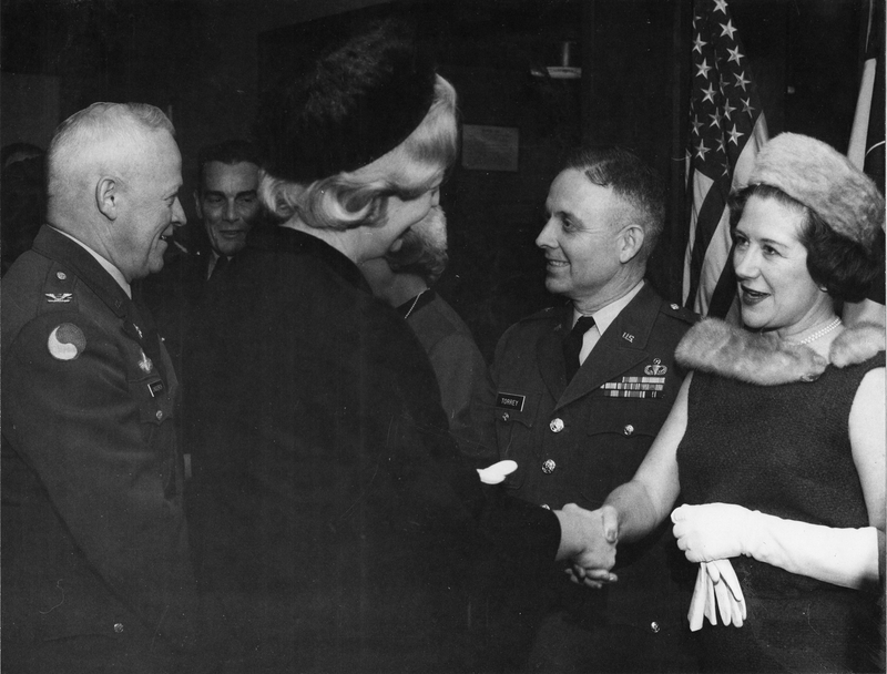 Receiving Line at the Reception for Brigadier General J.D. Torrey, Jr ...