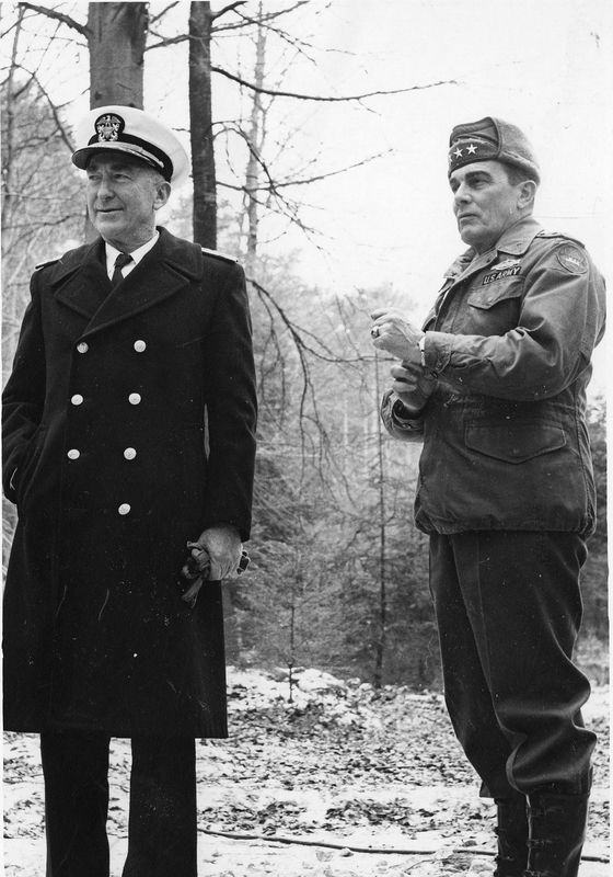 Admiral Russell and Lieutenant General Truman Pose for Photograph ...