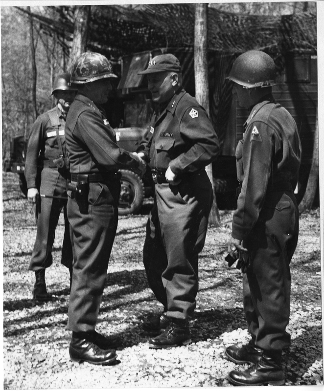 Lieutenant General Truman With Others in the Field During North ...