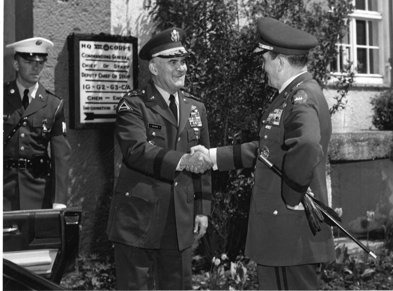Lieutenant General Quinn and Lieutenant General Truman Outside VII ...