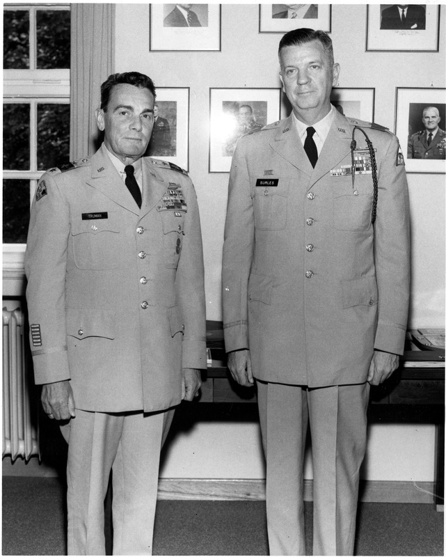 Lieutenant General Louis W. Truman with Major General Alexander D ...