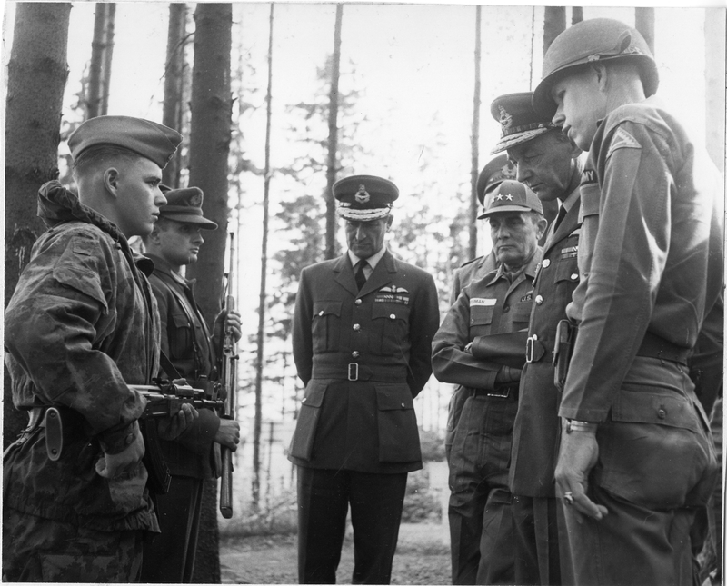 Sir Thomas Pike, Deputy Supreme Commander Allied Forces, Europe Visits ...