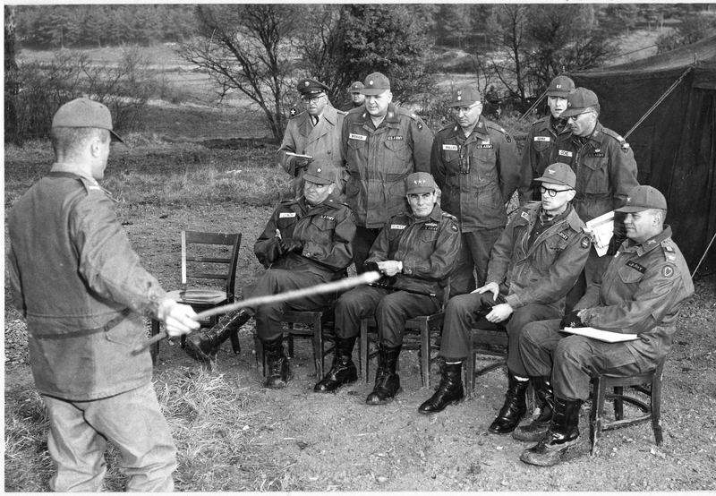 Lieutenant General Listens to a Presentation During His Tour of the ...