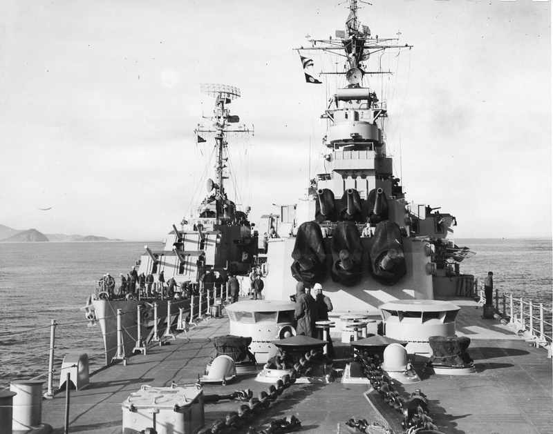 USS Zellars Alongside USS Manchester | Harry S. Truman