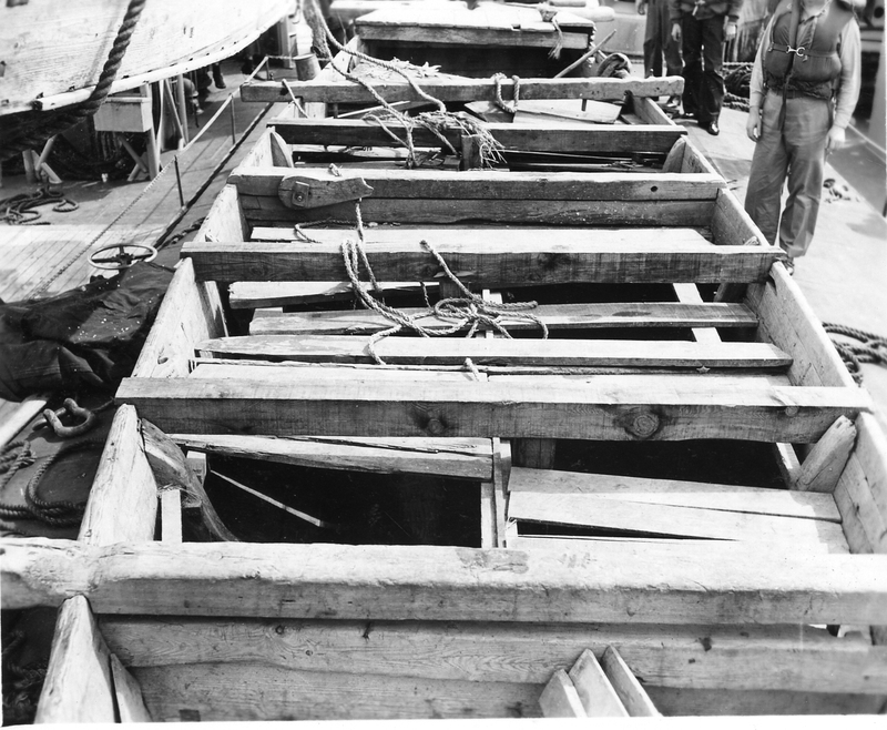 Interior of Sampan Designed For Mines | Harry S. Truman
