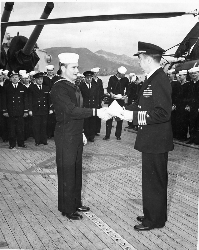 Captain Lewis Parks Presents Letter of Commendation | Harry S. Truman
