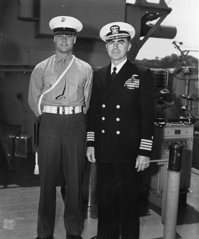 Captain Lewis S. Parks with Private Hanson | Harry S. Truman