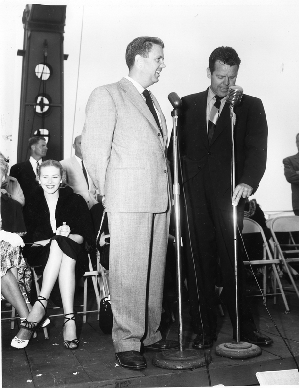 Arthur Lake and Charles Irwin Welcome the USS Manchester | Harry S. Truman