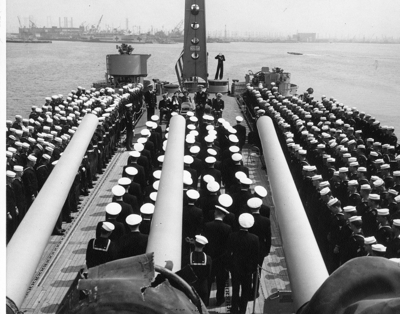 Turning Over Command of USS Manchester | Harry S. Truman
