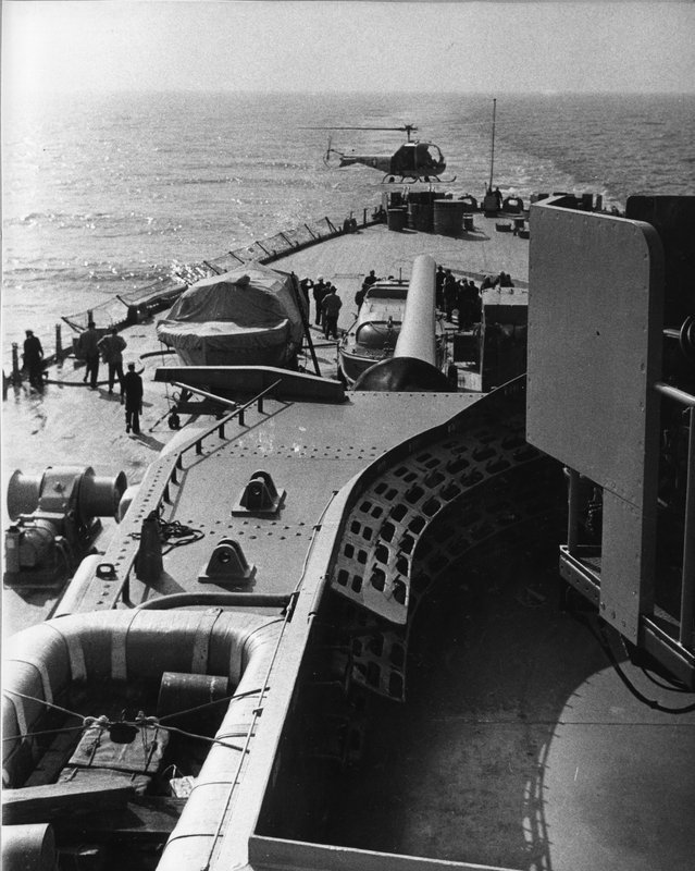 View from USS Wisconsin Bridge | Harry S. Truman