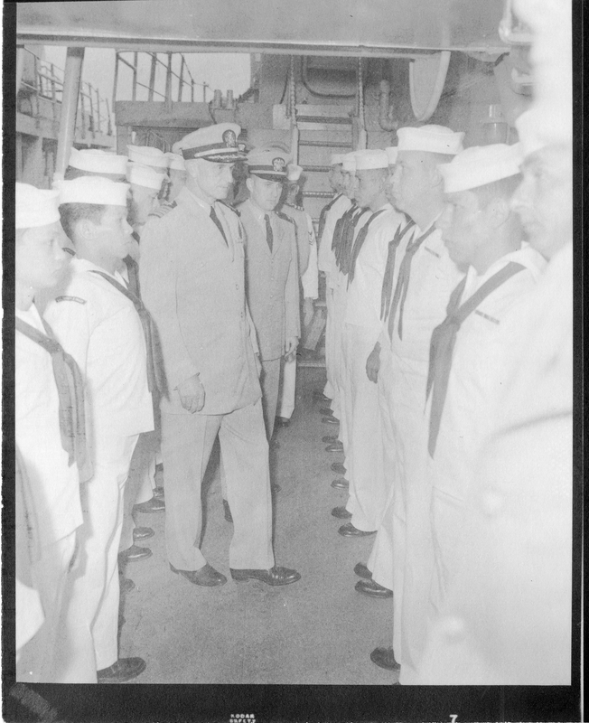 Military Inspection of Navy Sailors | Harry S. Truman