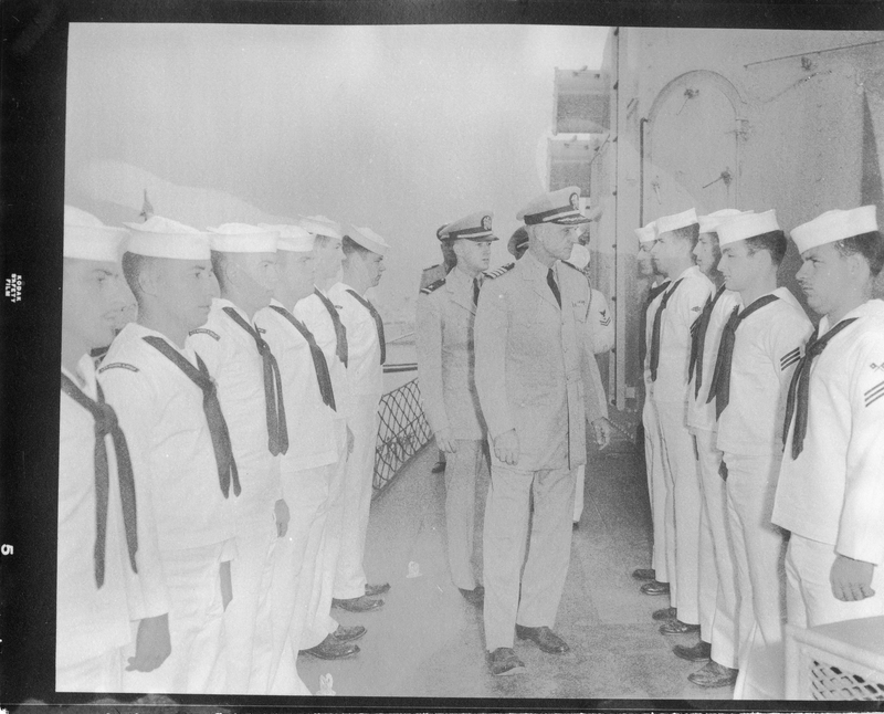 Military Inspection of Navy Sailors | Harry S. Truman