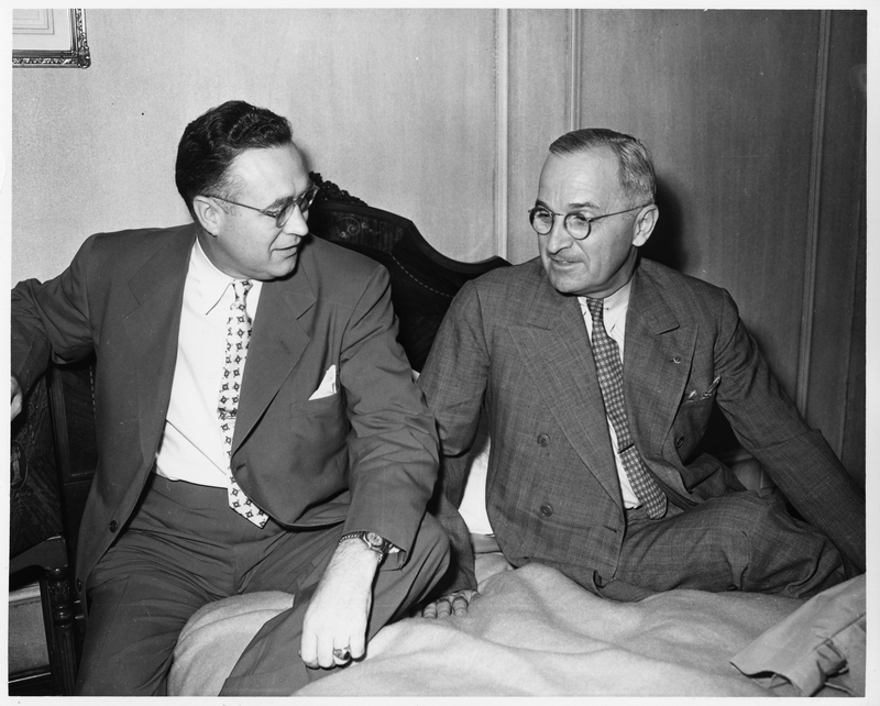 Senator Harry S. Truman with Ed McKim | Harry S. Truman