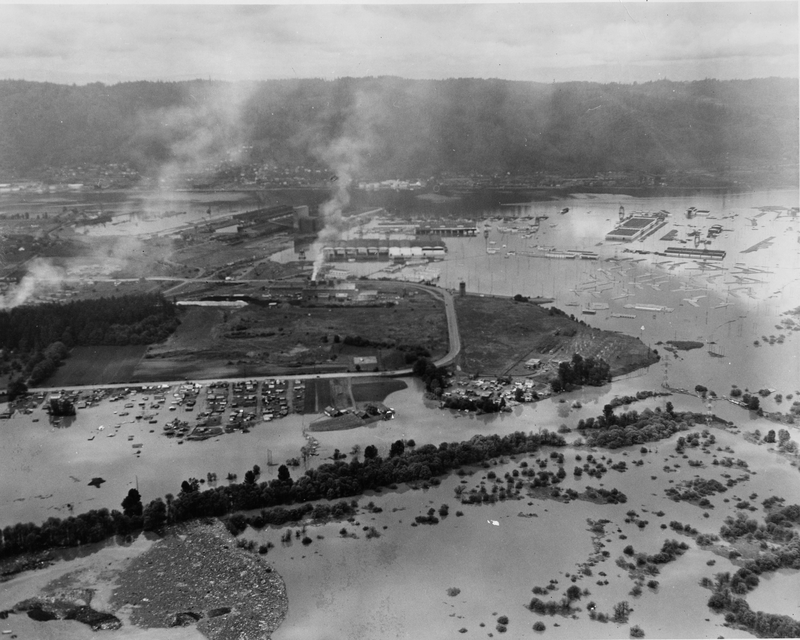 View of Flood Damage in Vanport, Oregon | Harry S. Truman