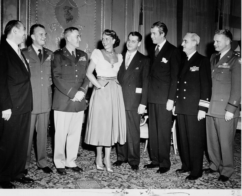 General Robert Landry Poses with Group | Harry S. Truman