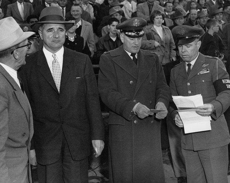 Major General Robert Landry at Kezar Stadium in San Francisco | Harry S ...