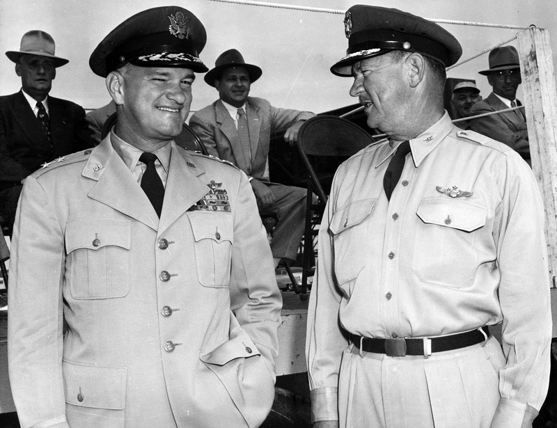 Major General Robert Landry and Military Official | Harry S. Truman