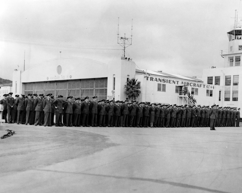 Airmen Stand at Attention at Hamilton Air Force Base | Harry S. Truman