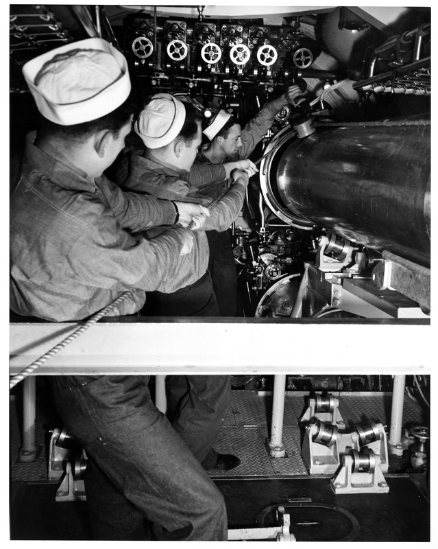 Loading Torpedoes on a U.S. Submarine | Harry S. Truman
