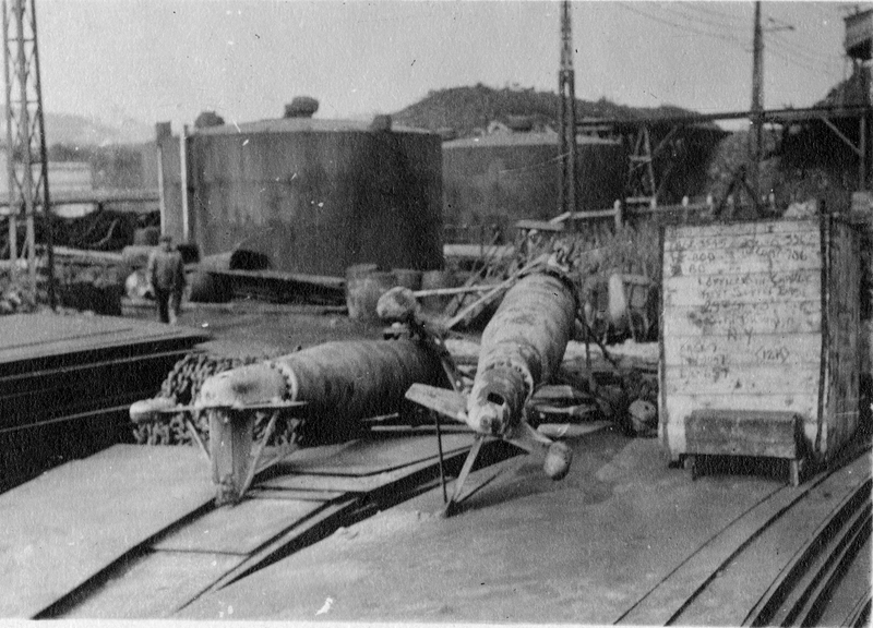 World War I Torpedoes on the Dock at Brest, France | Harry S. Truman
