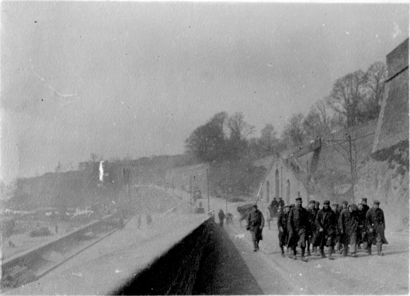 World War I Soldiers Walk Along a Street Somewhere in France | Harry S ...