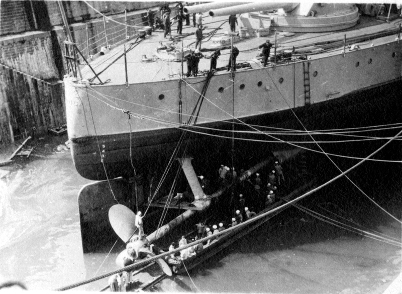 A Ship Under Repair During World War I | Harry S. Truman