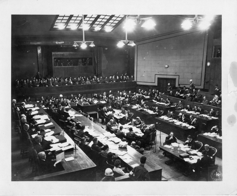 General View of War Ministry Building Courtroom in Tokyo, Japan | Harry ...