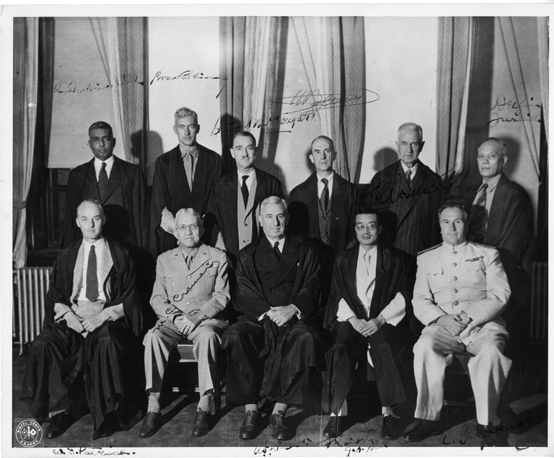 International Justices of the War Crimes Trial in Tokyo, Japan | Harry ...