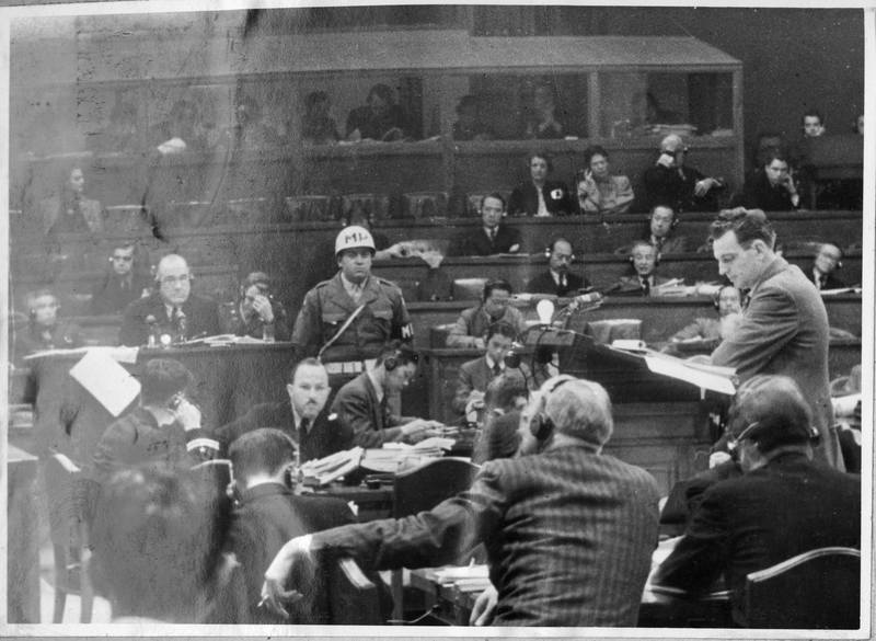 John Brannon Stands at Lectern at Japanese War Crimes Trials | Harry S ...