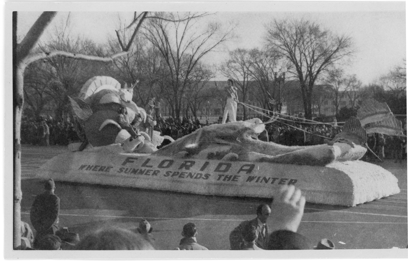 Float of the State of Florida in the 1949 Inaugural Parade | Harry S ...