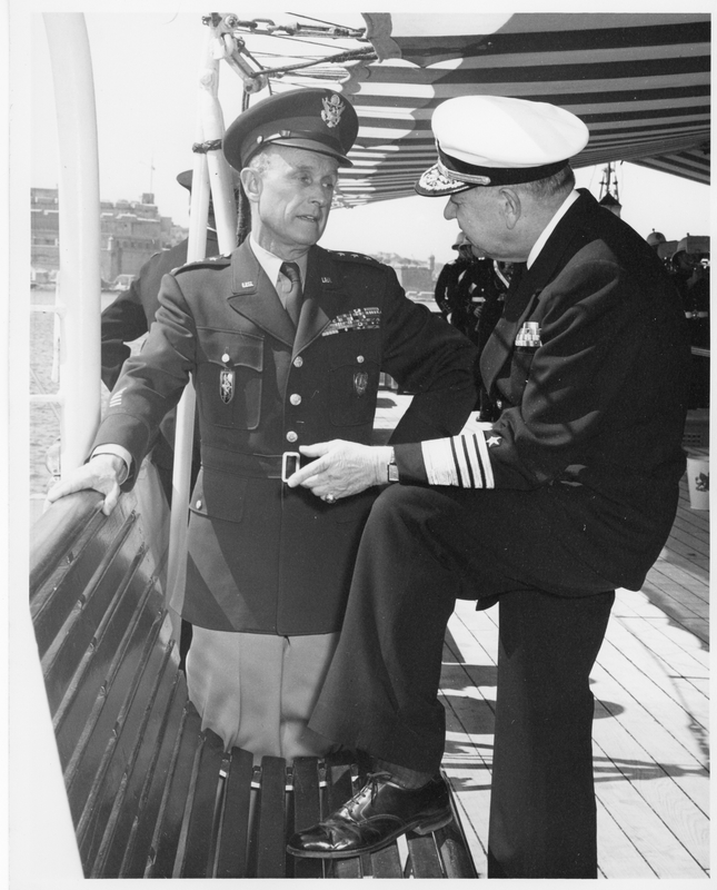 United States Military Officers on Board a Ship | Harry S. Truman